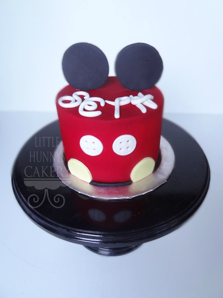9 Mickey Mouse Smash Cakes 1 Photo Mickey Mouse Clubhouse Smash Cake