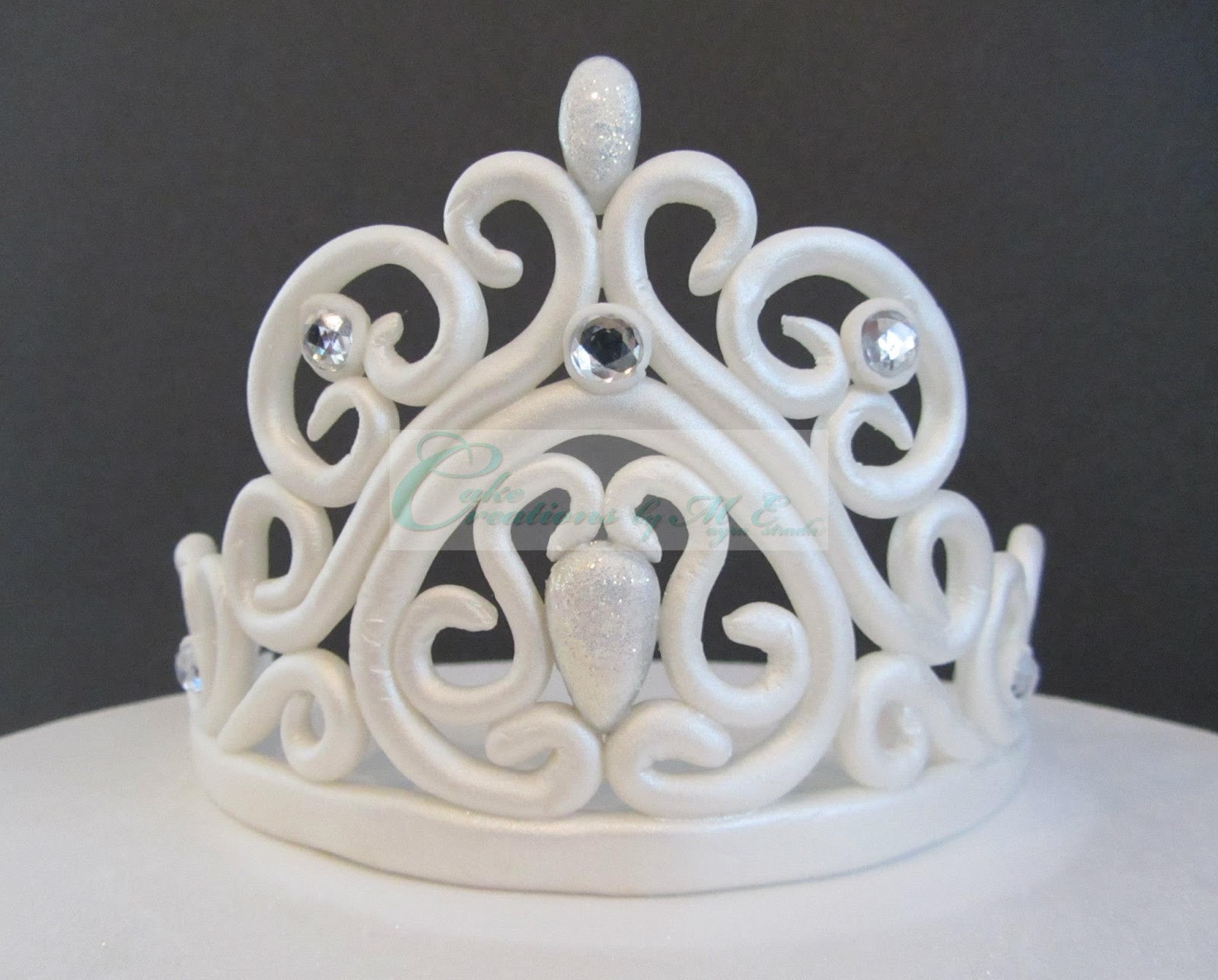 12 Crown Templates For Cakes Photo Fondant Tiara Template Princess 